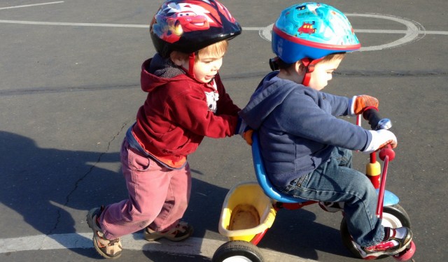 Teaching Miles how to ride | Charles Sitch online